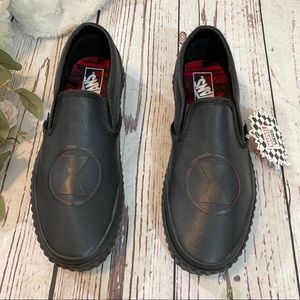 Vans | Shoes | Vans Marvel Black Widow Classic Slip On Nwt | Poshmark